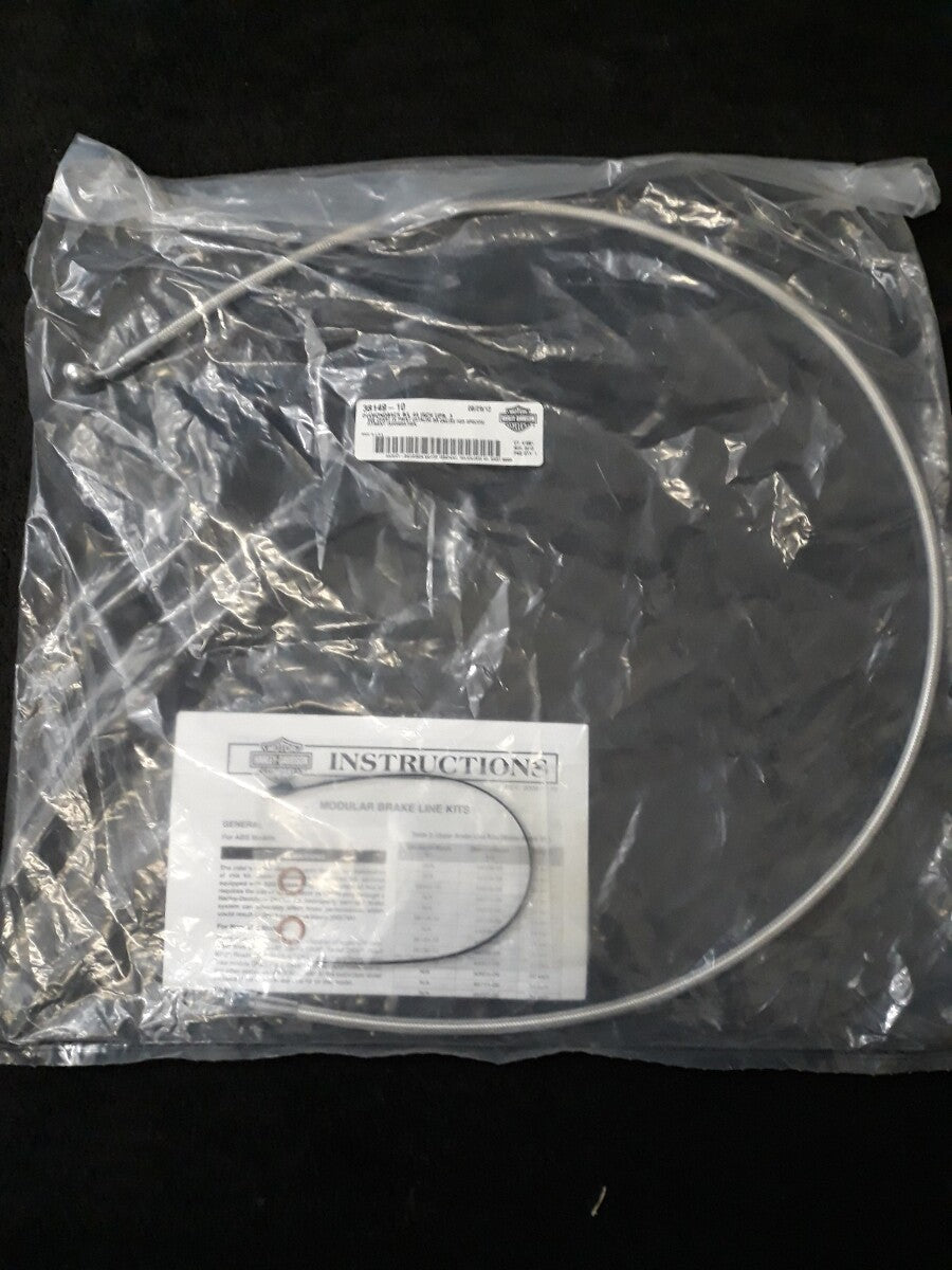 NEW Harley Davidson 38149-10 44" Diamondback Modular Brake Line 35degr ...