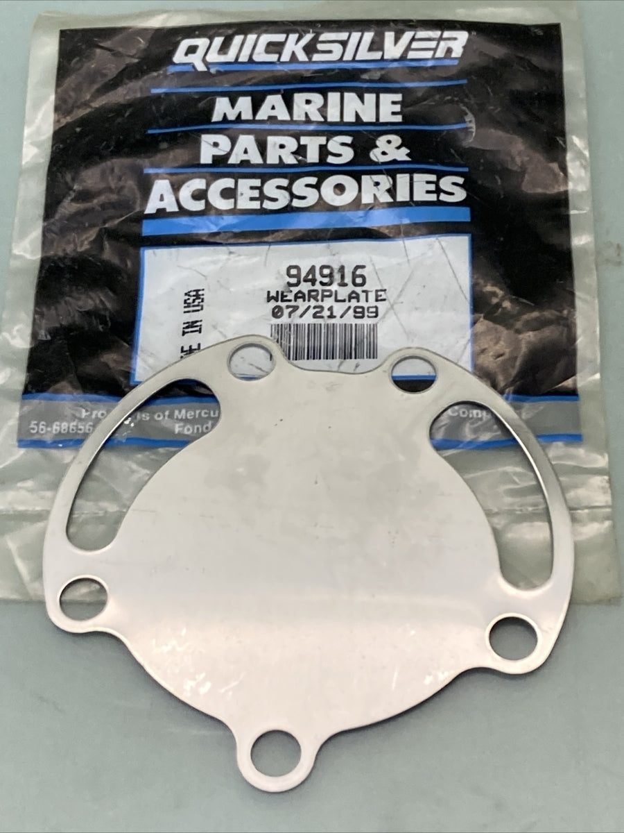 NEW GENUINE MERCURY QUICKSILVER 94916 WEAR PLATE – Merica Powersports