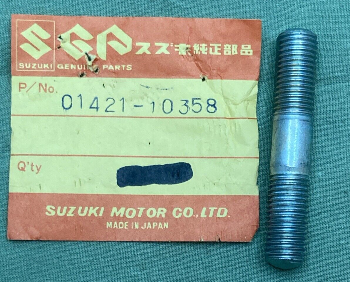 NEW GENUINE SUZUKI 01421-10358 STUD BOLT CYLINDER – Merica Powersports