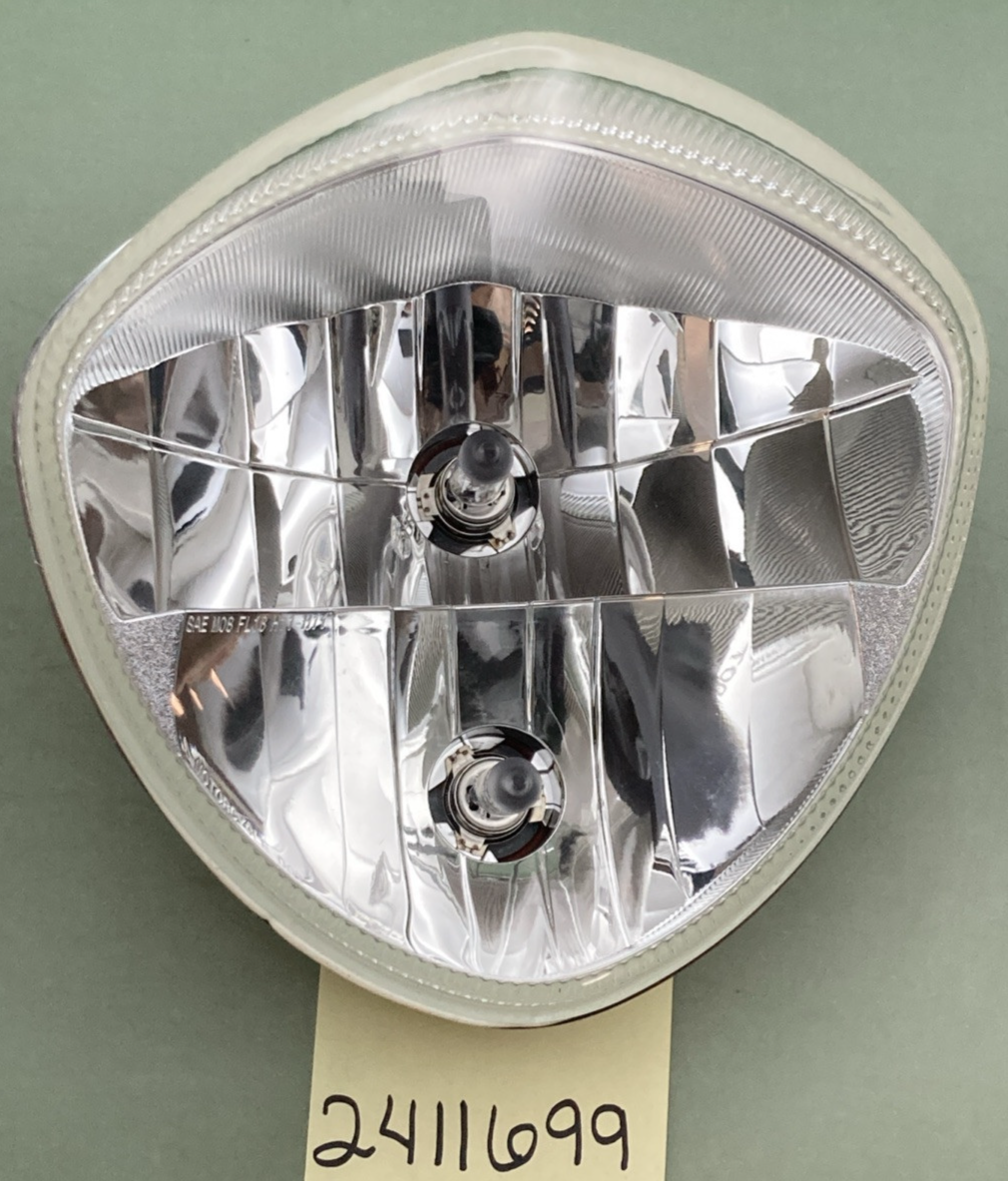 NEW VICTORY 2411699 HOUSING ASSEMBLY DUAL HALOGEN HEAD LIGHT W/ BULBS ...