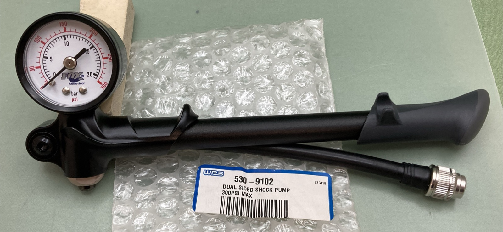 NEW GENUINE Fox Racing 530-9102 Shox Dual-Sided Shock Pump 300PSI Max ...
