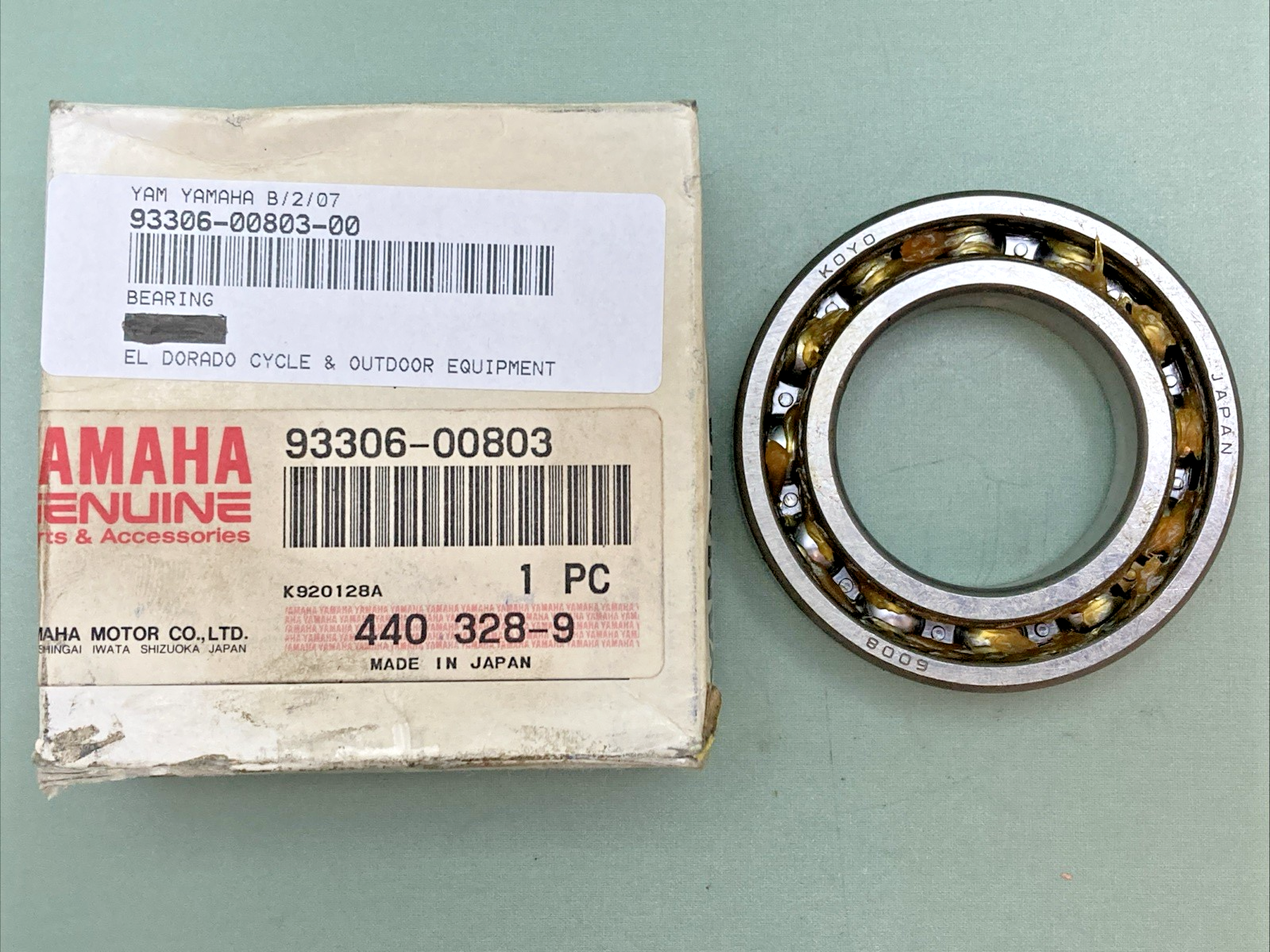 NEW GENUINE YAMAHA 93306-00803 BEARING – Merica Powersports