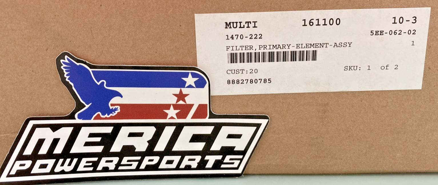 NEW GENUINE ARCTIC CAT 1470-222 Primary Air Filter – Merica Powersports