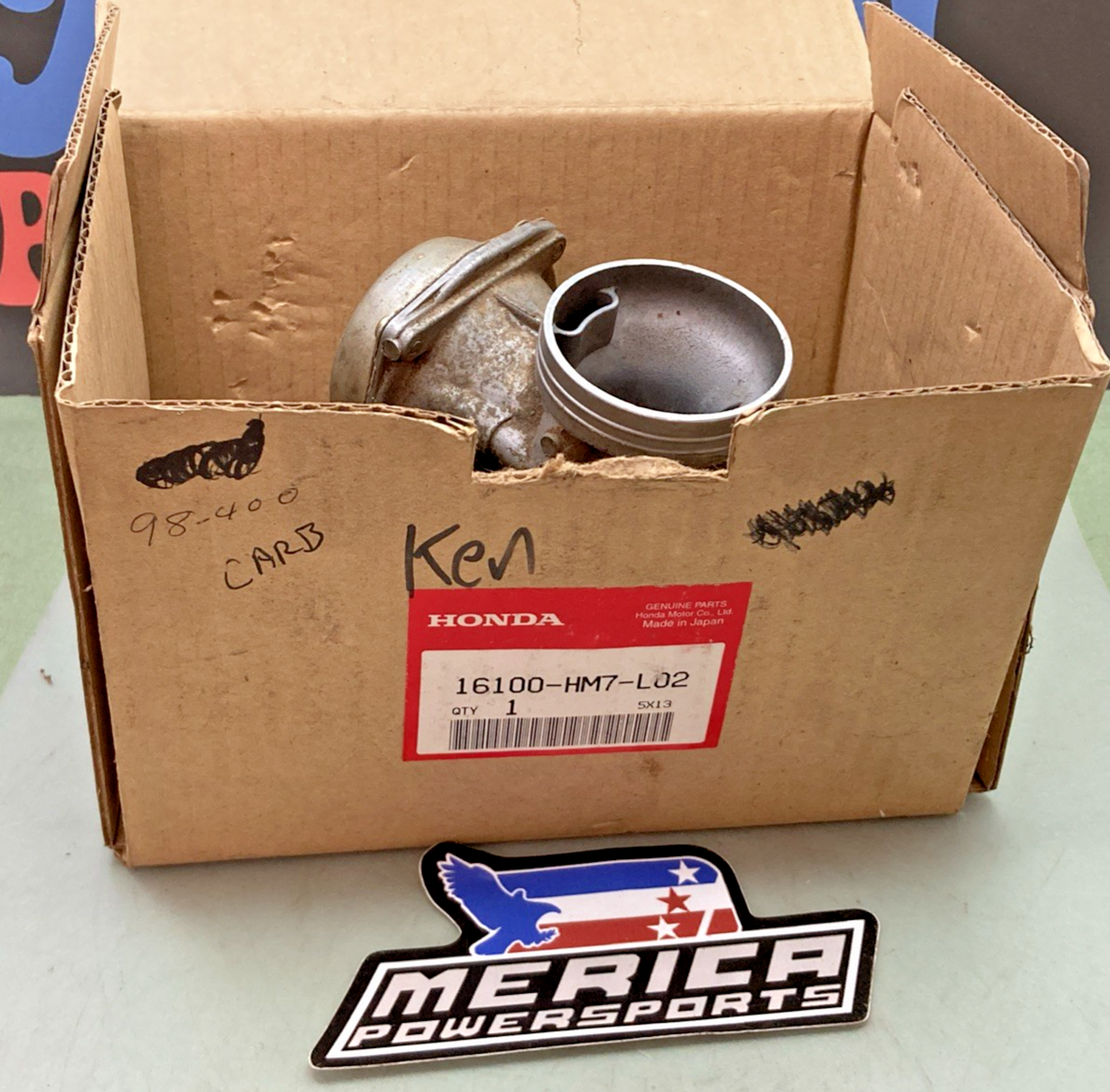 Genuine Honda 16100-HM7-L02 Carburetor – Merica Powersports
