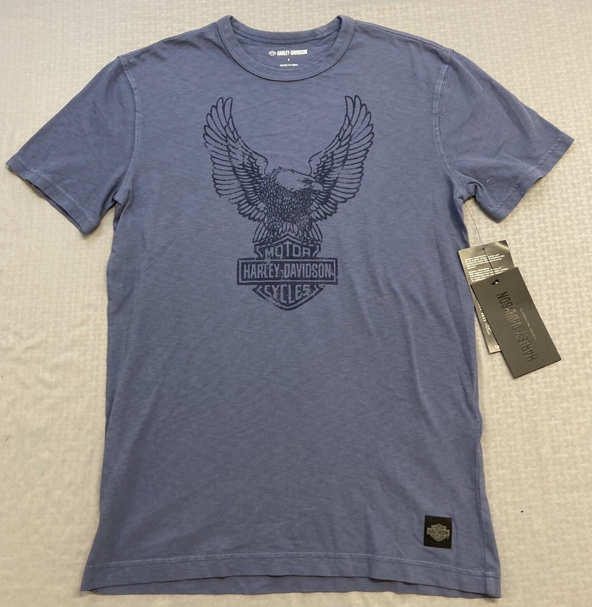 NEW GENUINE HARLEY DAVIDSON 96056-23VM Men's SMALL Road Captain Tee ...