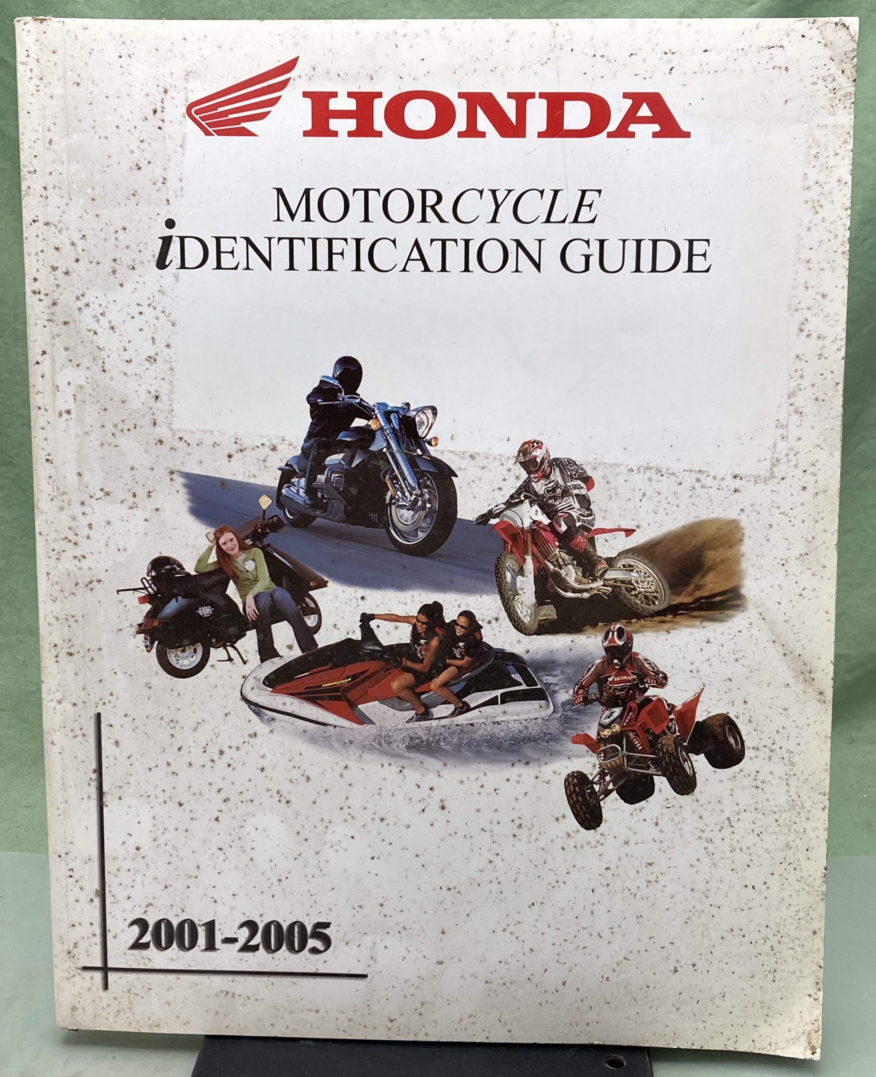 Genuine Honda 61IDG00 Motorcycle Identification Guide 2001-2005 ...